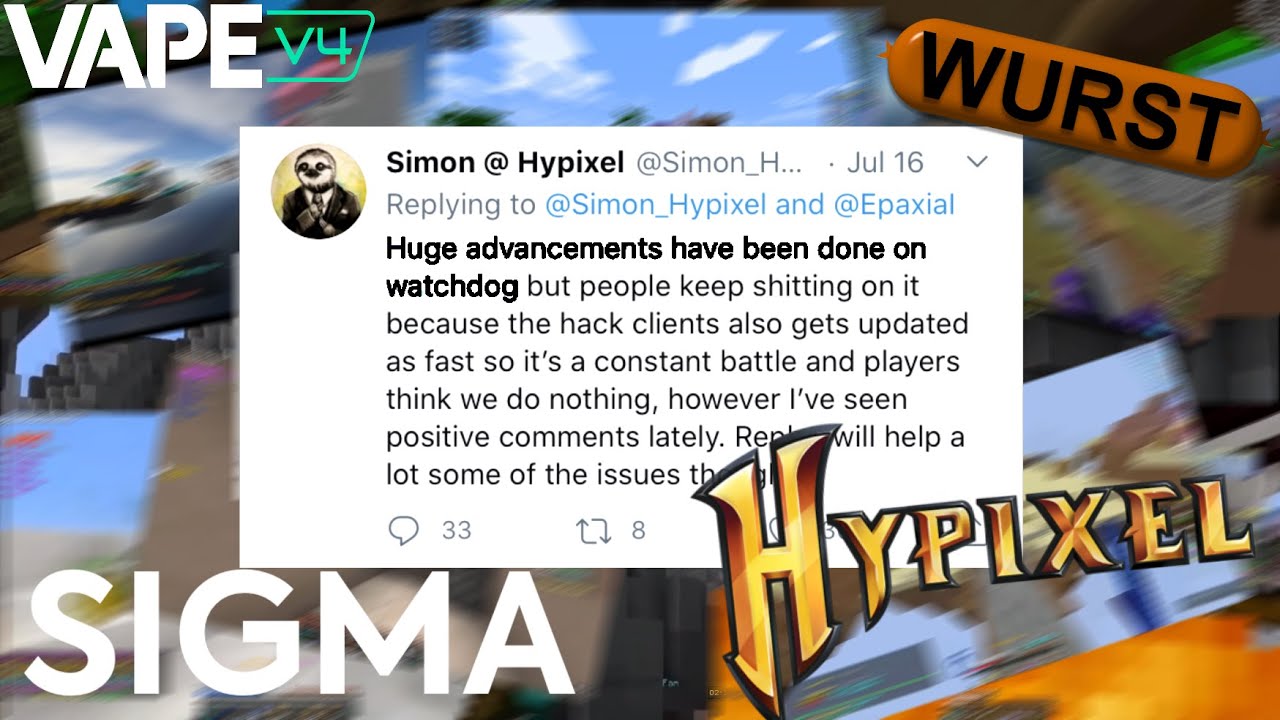 Hypixel S Anticheat Watchdog Is Actually A Joke Youtube