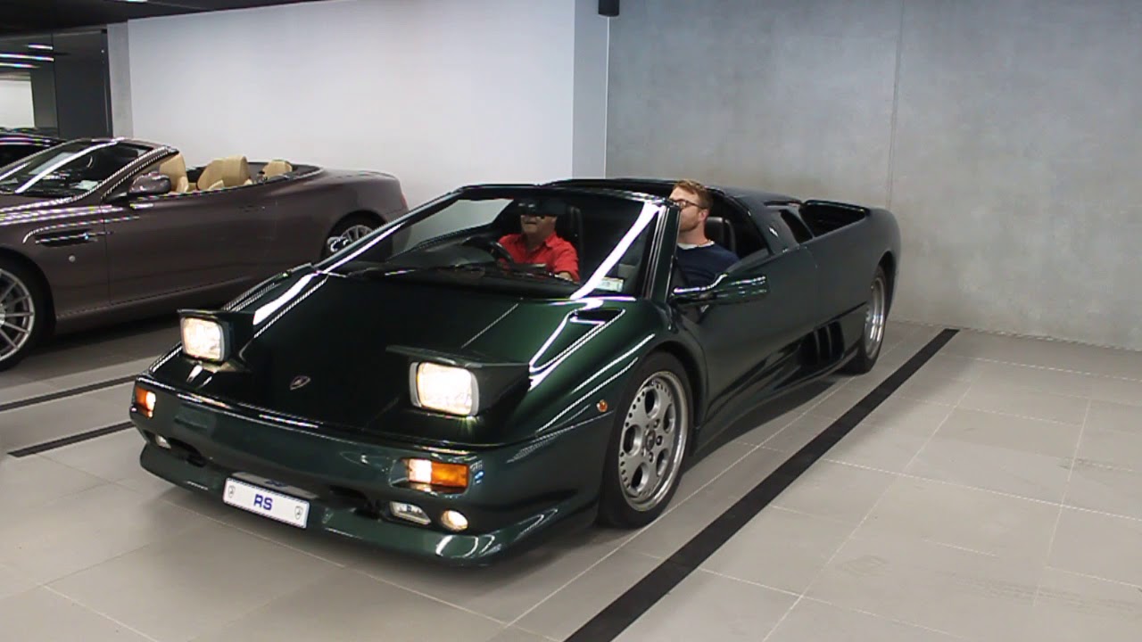 Lamborghini Diablo Vt Roadster Start Up Youtube
