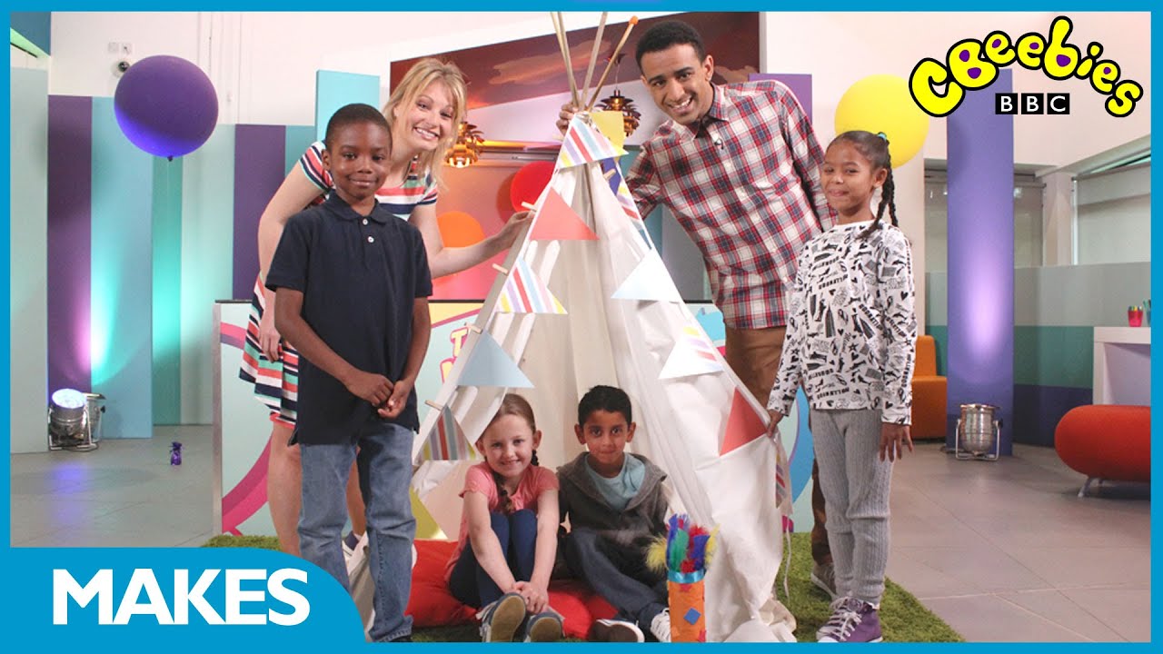 Cbeebies Makes Build A Tepee Den The Let S Go Club Youtube