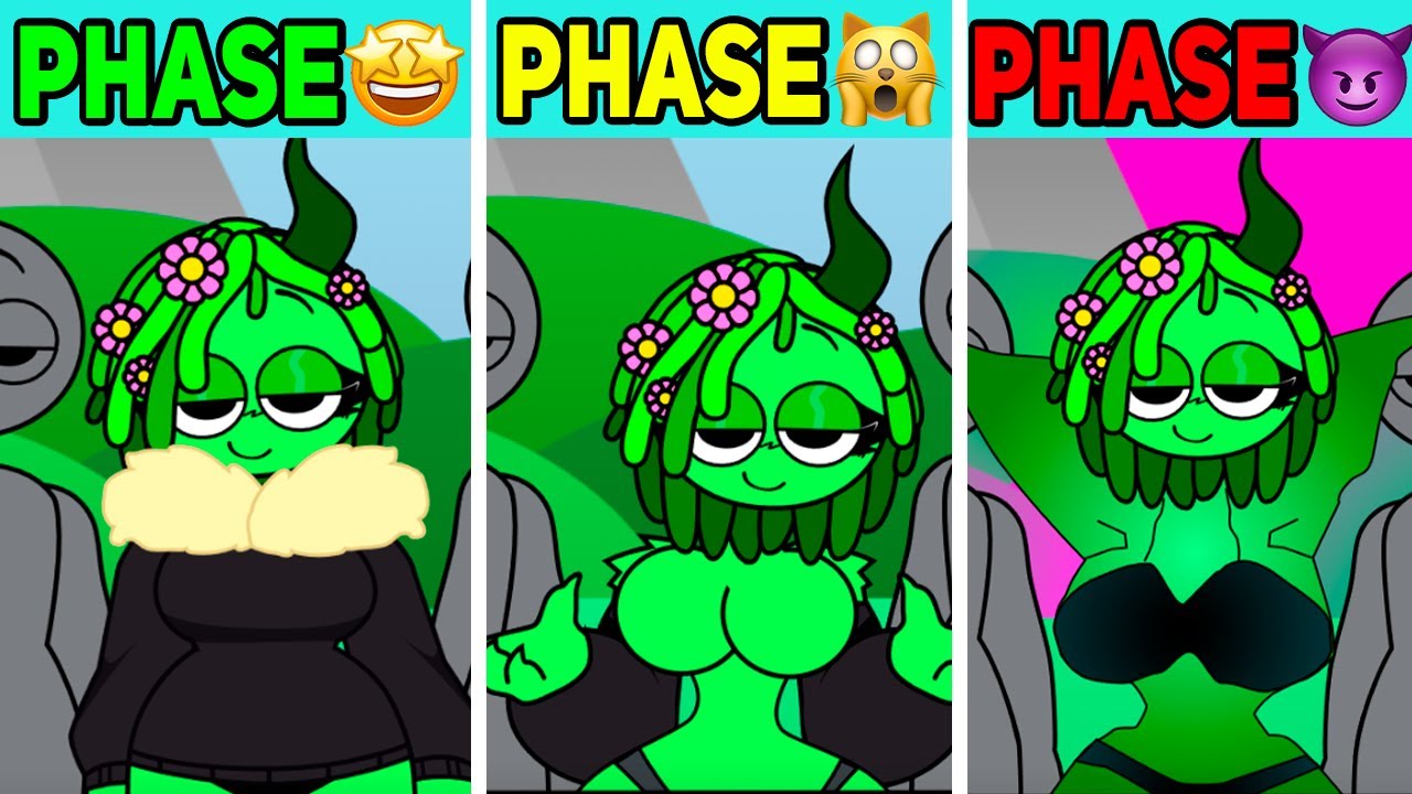 All Phases Of New Human Vineria In New Sus Incredibox Sprunki Retake