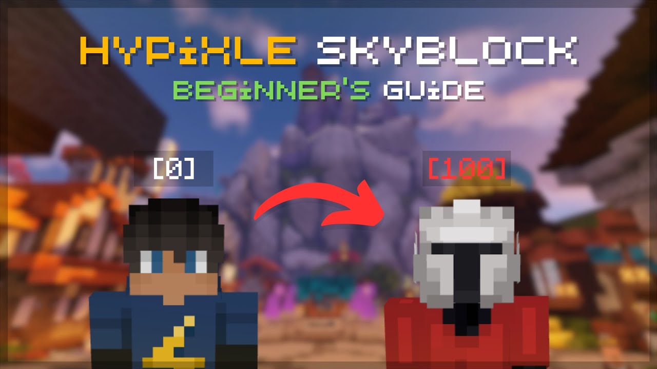 Getting Into Hypixel Skyblock Beginner S Guide Youtube