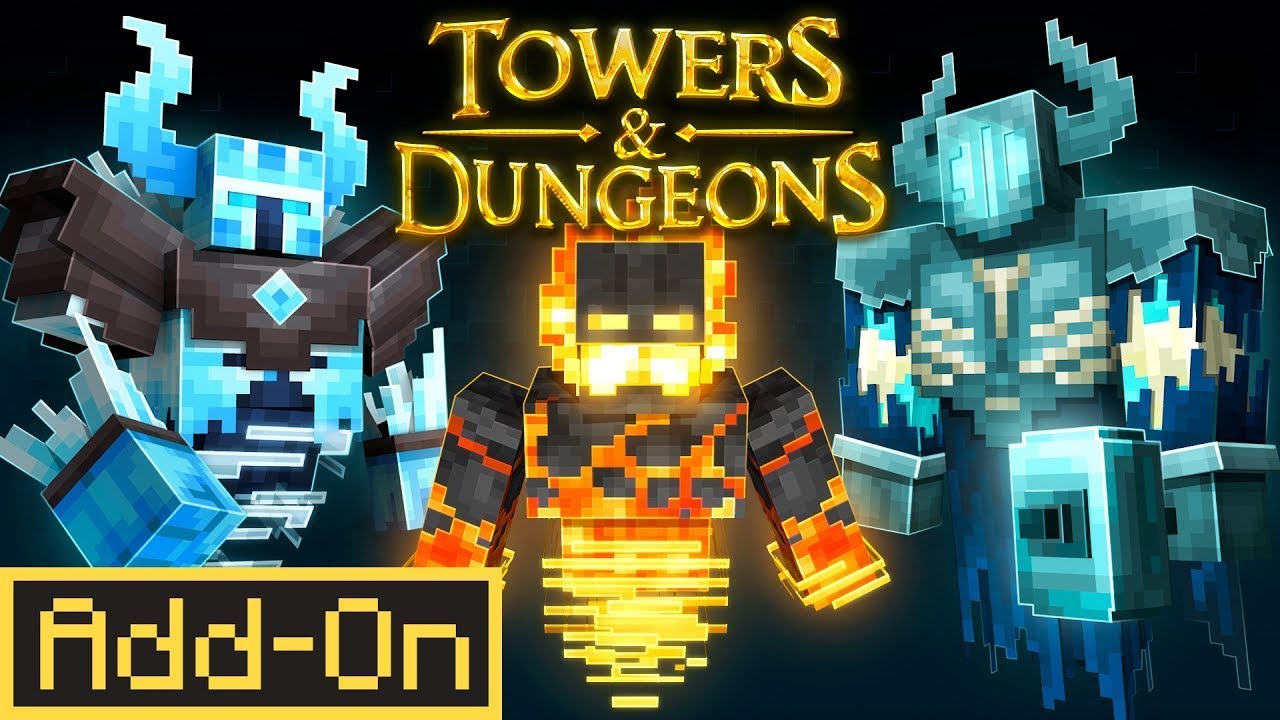 Towers Dungeons Minecraft Marketplace Addon Showcase Youtube
