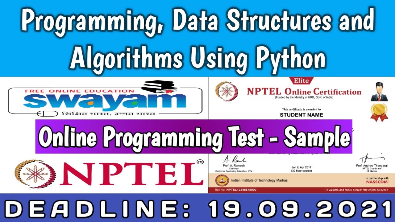 Programming Data Structures And Algorithms Using Python Online