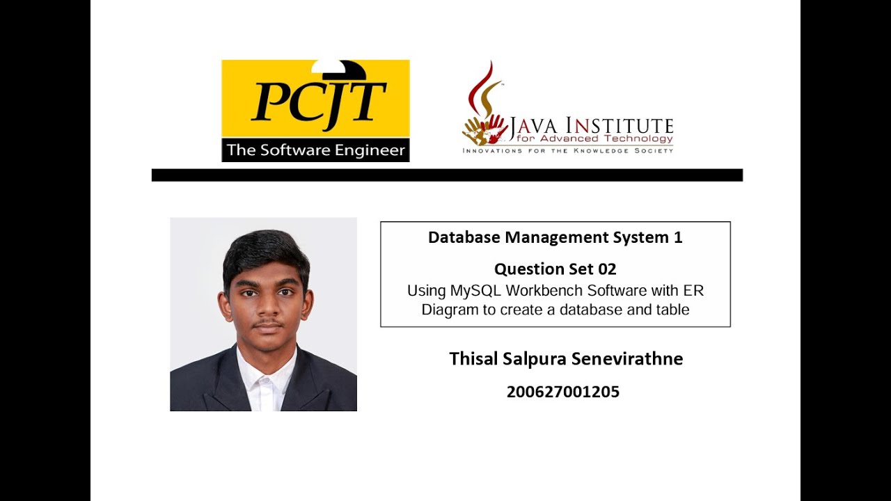 Question Set 02 Database Management System Java Institute Youtube