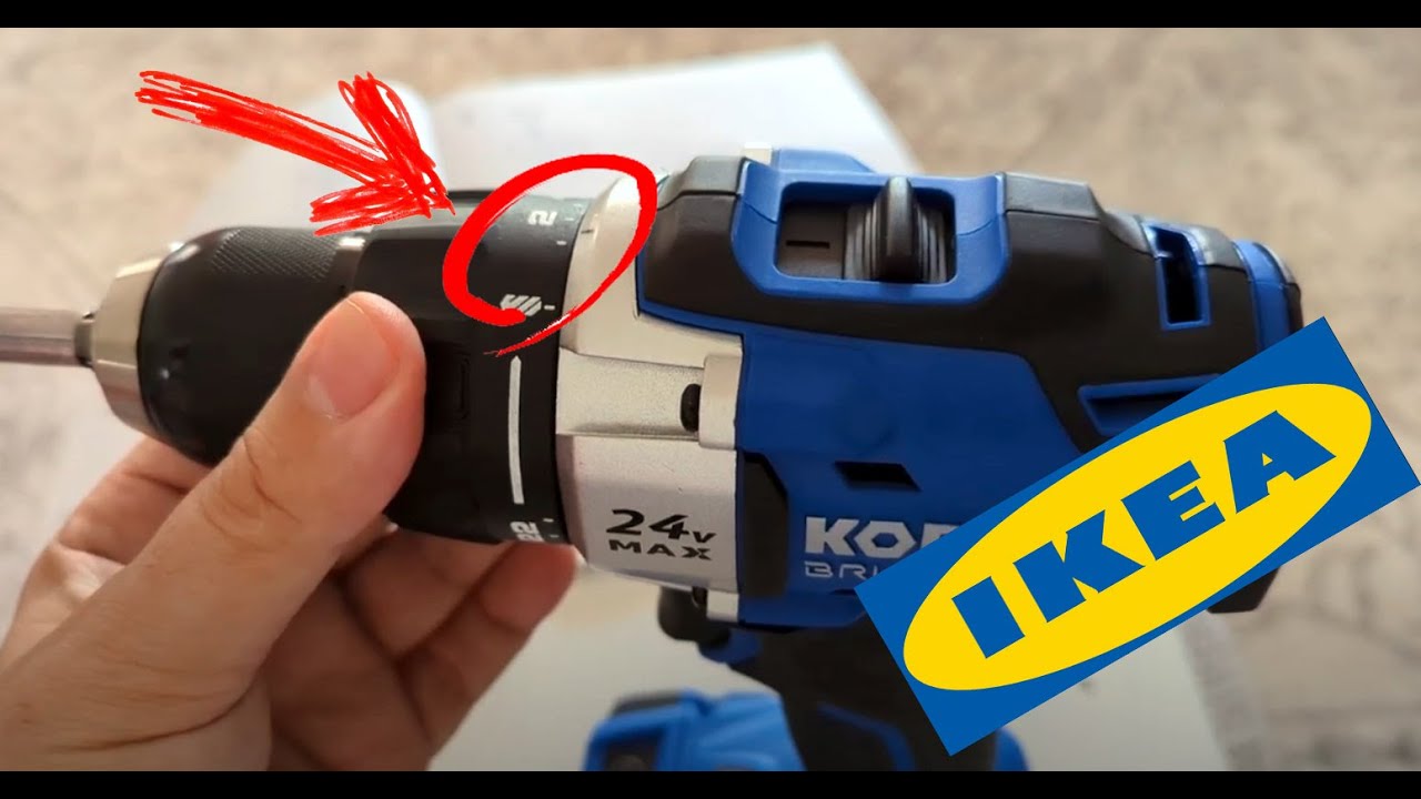 Proper Power Drill Settings For Ikea Furniture Assembly Youtube
