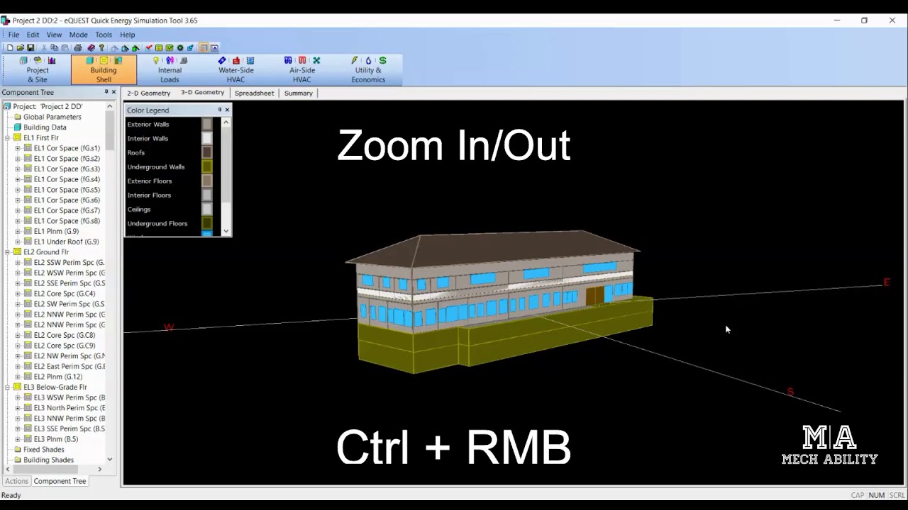 How To Use 3d Viewer In Equest Youtube