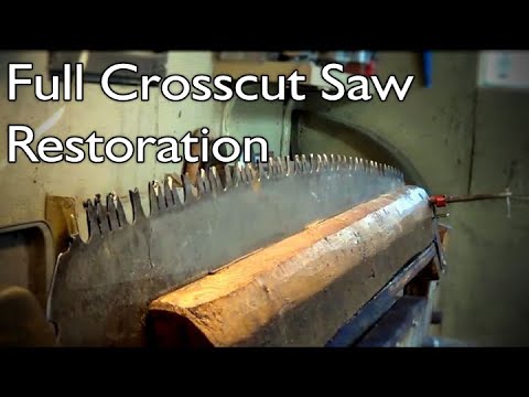 Full Crosscut Saw Restoration Youtube