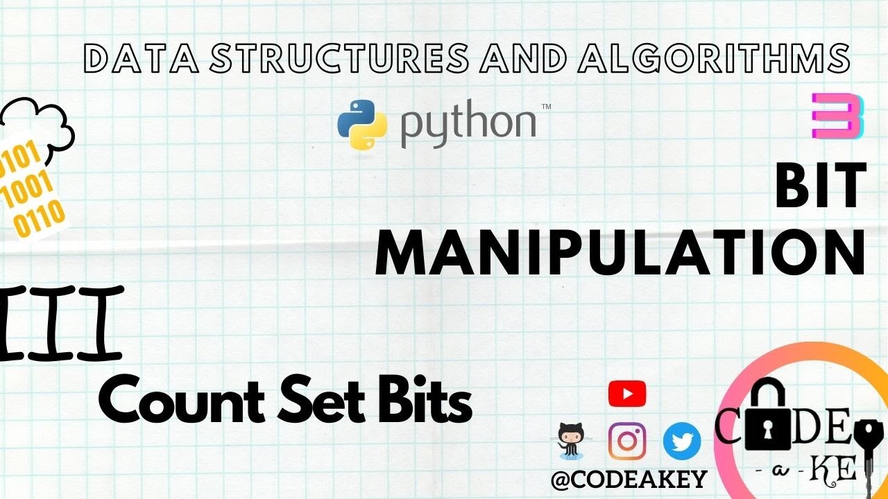 3 3 Count Set Bits Bit Manipulation Data Structures And Algorithms