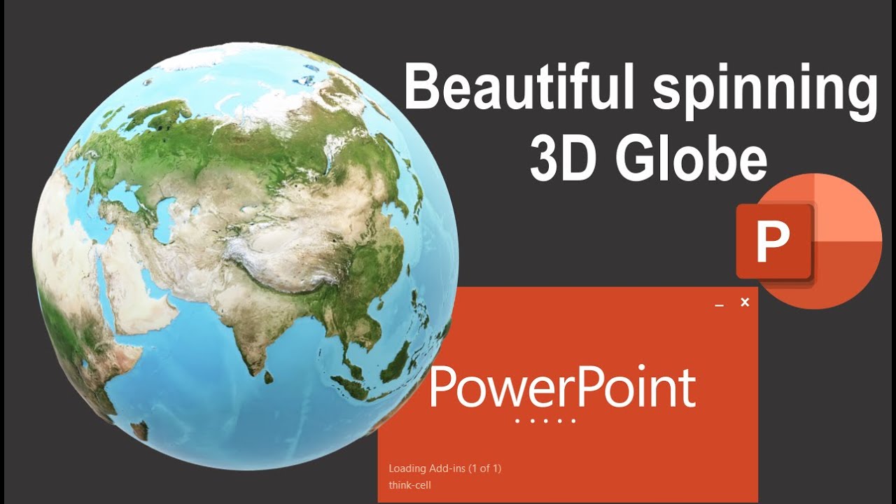 Spinning Globe Animasjon For Powerpoint