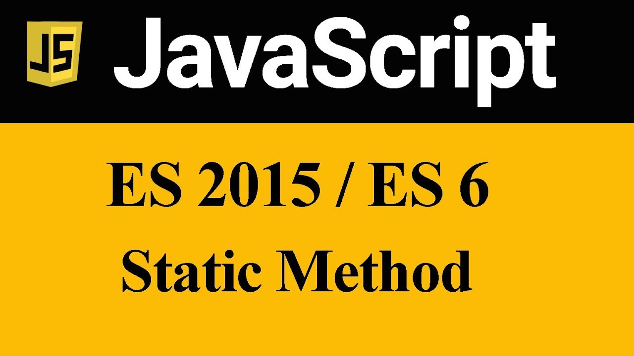 Static Method In Javascript Hindi Youtube