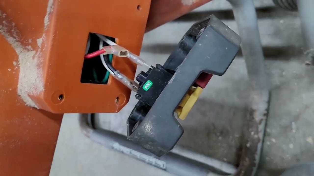 Rigid Table Saw Switch Replacement Youtube