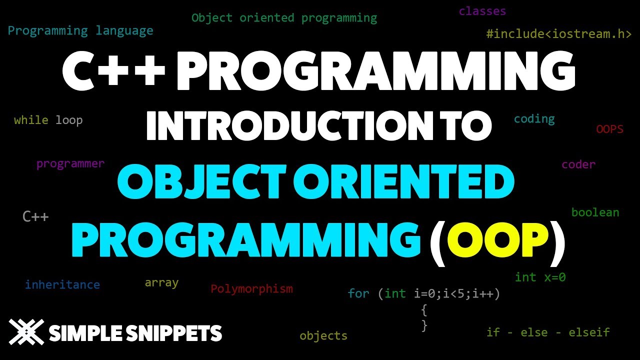 Object Oriented Programming In C For Beginners Introduction Youtube