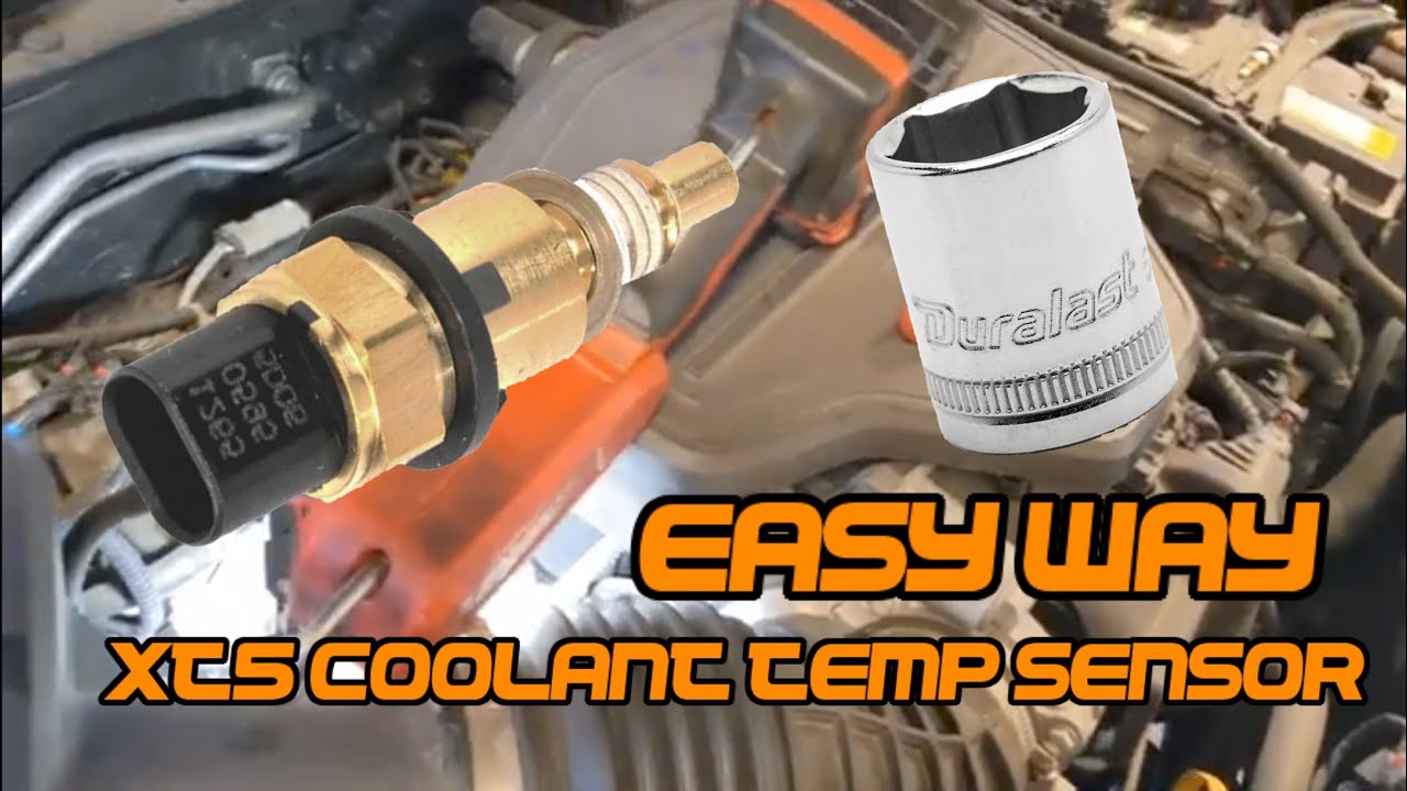 How To Replace Xt5 Cadillac Coolant Temp Sensor Easy Way Youtube