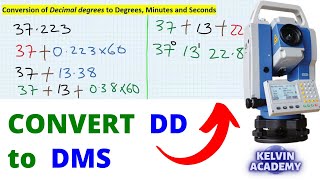 Convert Decimal Degrees To Degrees Minutes And Seconds Dms