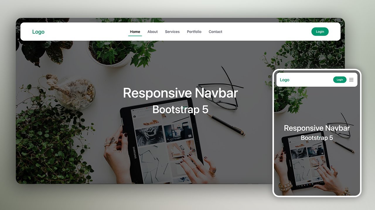 Bootstrap 5 How To Create A Responsive Navbar Step By Step Tutorial