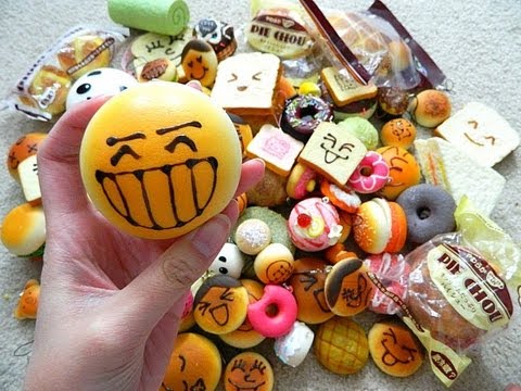 тшжsquishy Collection Bread Buns Sweets Youtube