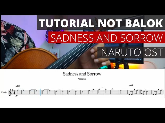 Naruto Sadness And Sorrow Violin