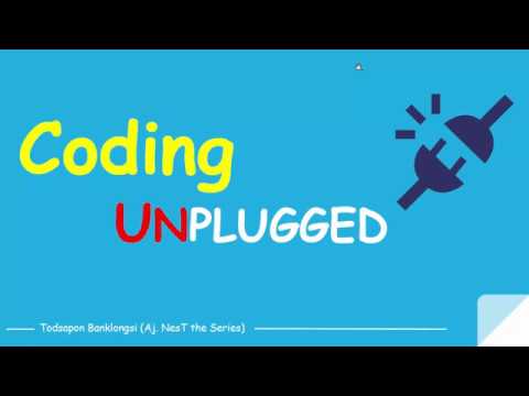 Coding Unplugged สอนเข ยนโค ดไม ใช คอม Ep 1 Coding ก บ Programming