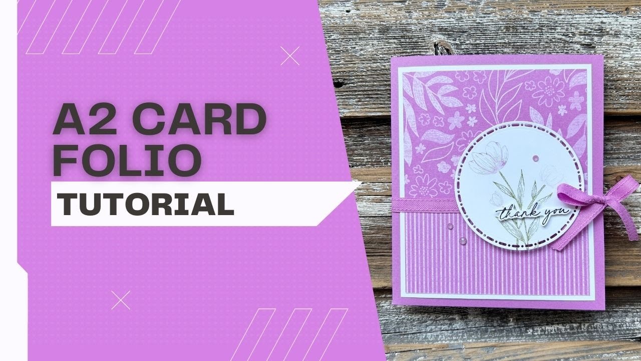 A2 Card Folio Tutorial Youtube