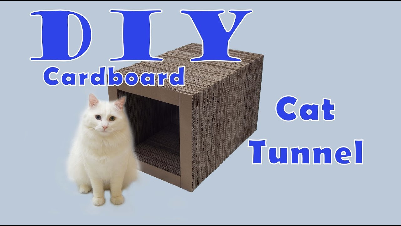 Diy Cardboard Cat Scratcher Tower At Luis Manson Blog