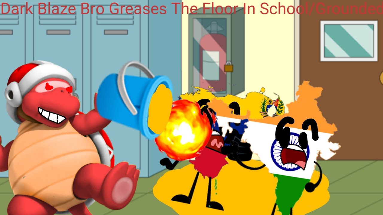 Dark Blaze Bro Greases The Floor In School Grounded Youtube