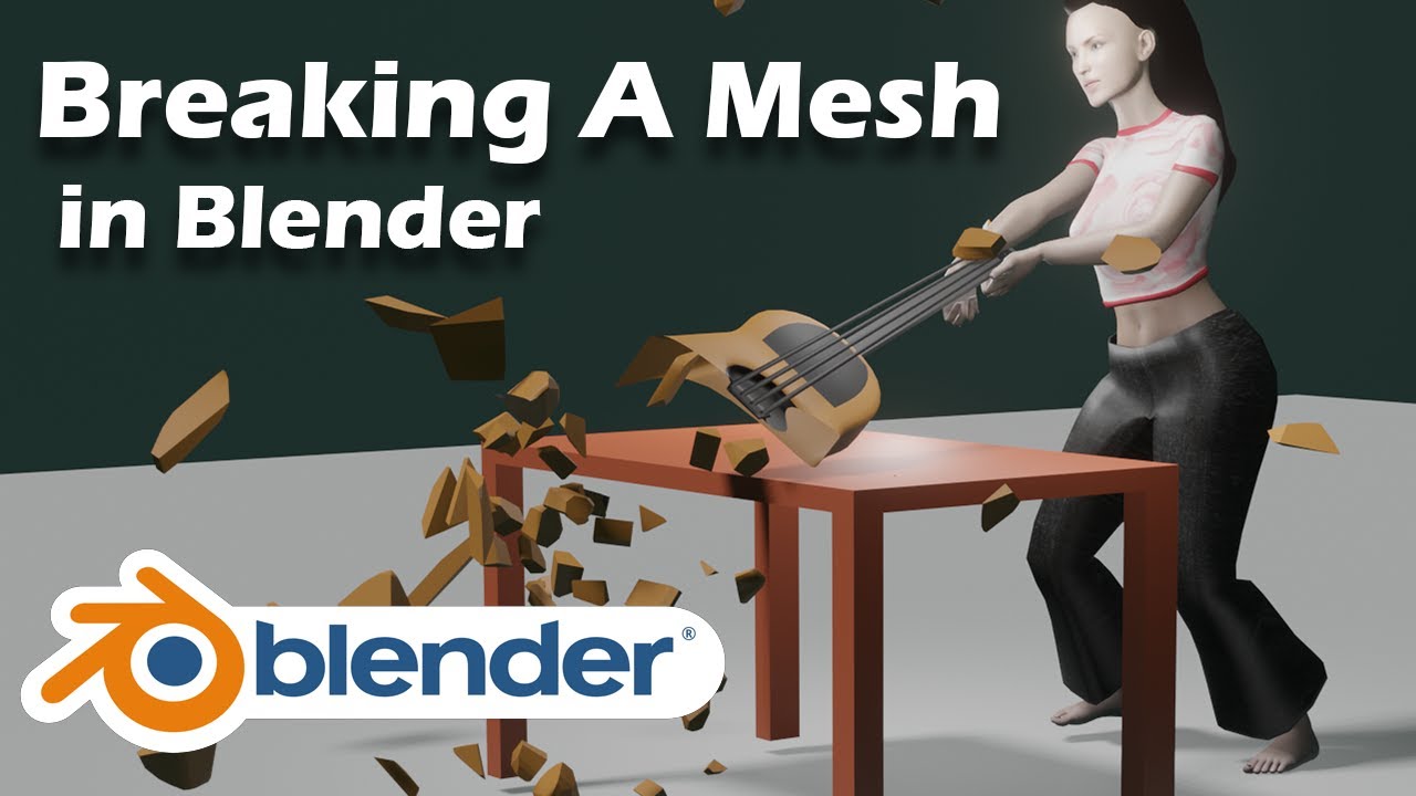 Breaking Objects In Blender Blender 3d Youtube