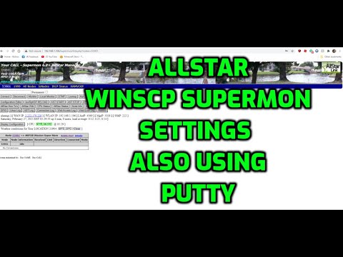 Allstar Winscp Settings Using Putty Youtube