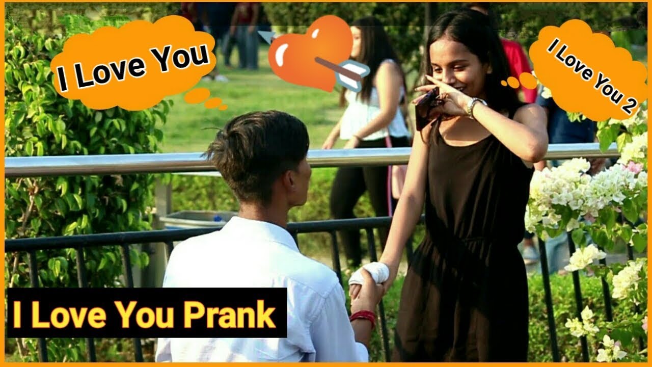 I Love You Prank On Cute Girls Girl Proposal Prank Sj Pranks