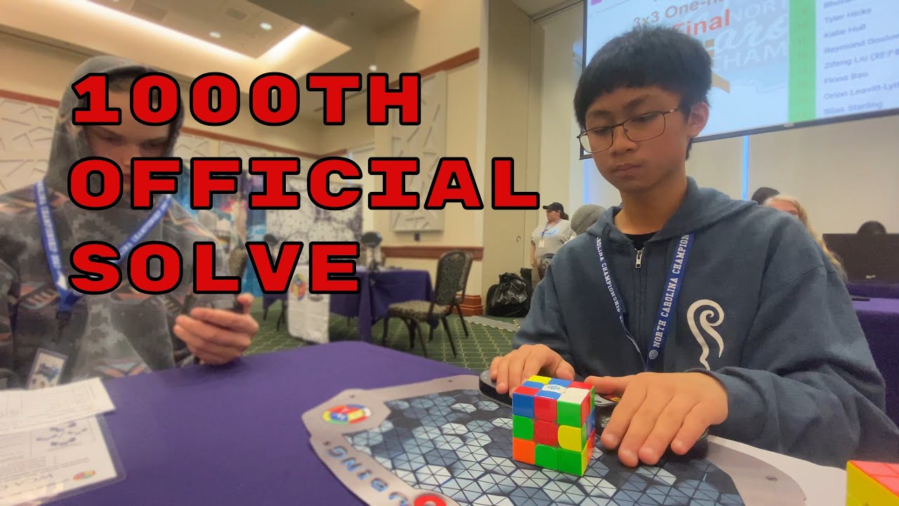 1000 Official Solves Youtube