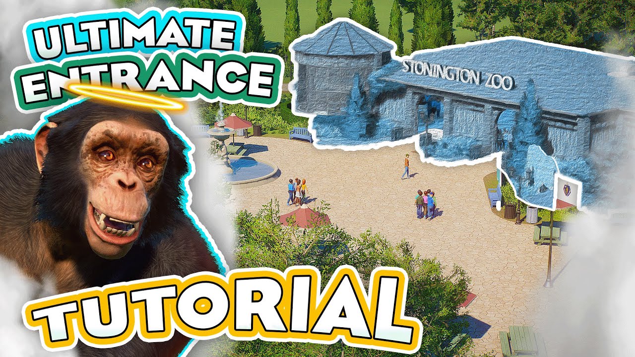 ёяыая п How To Build Custom Entrances In Planet Zoo Planet Zoo Tutorial