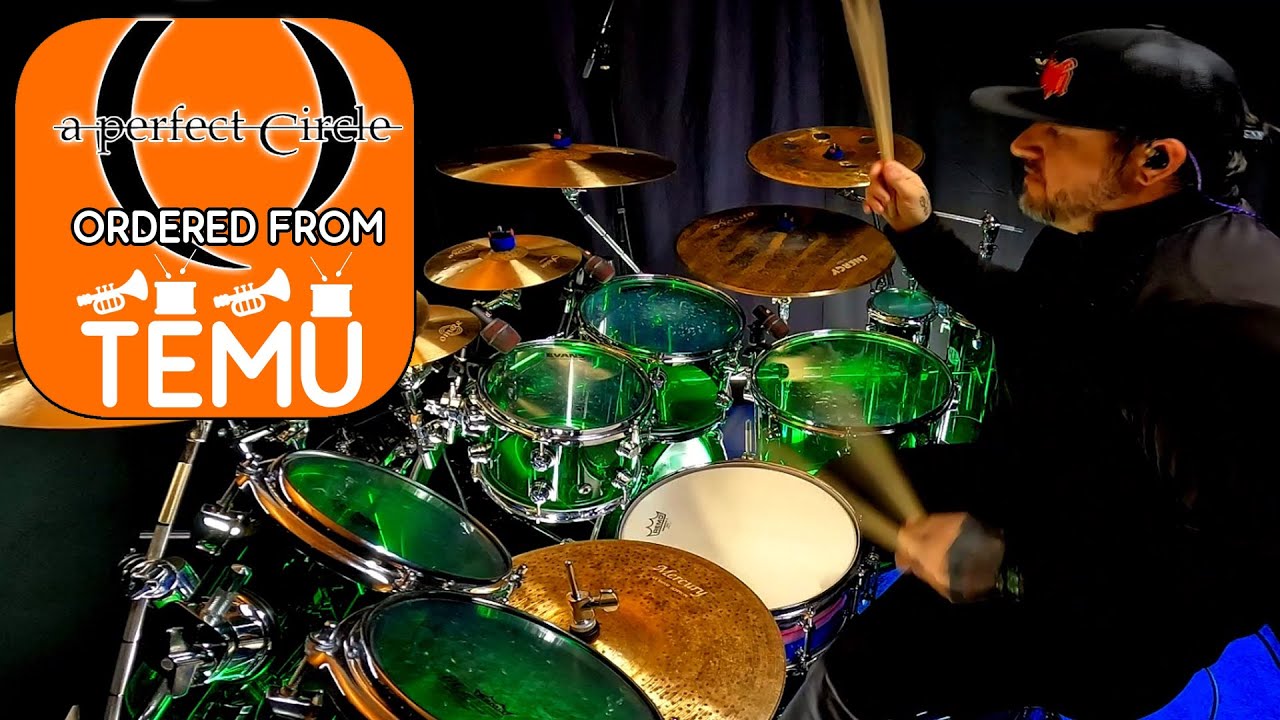 A Perfect Circle Ordered From Temu Drums Drum Drummer Drumcover