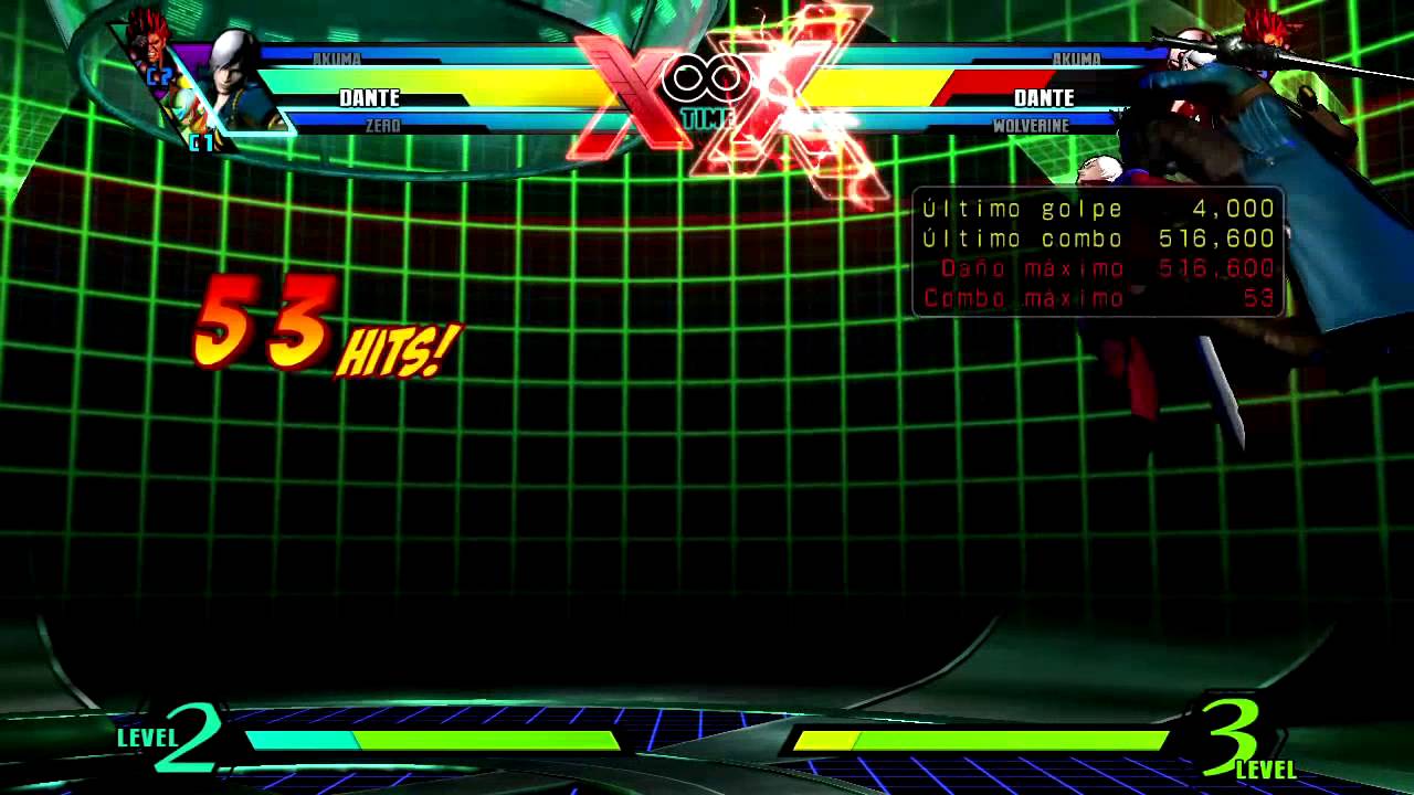Umvc3 Dante Solo Gun Loop 6 Reps 752k Youtube