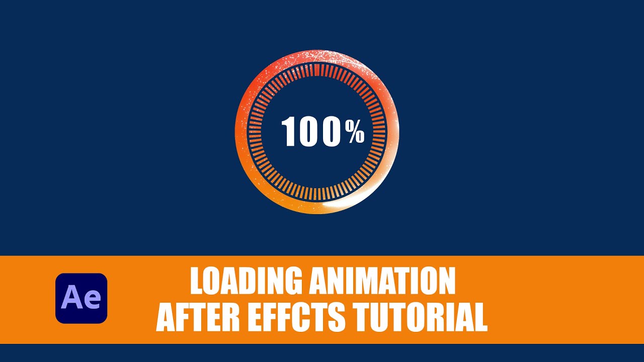 After Effects Animated Loading Icon Tutorial 1 Youtube