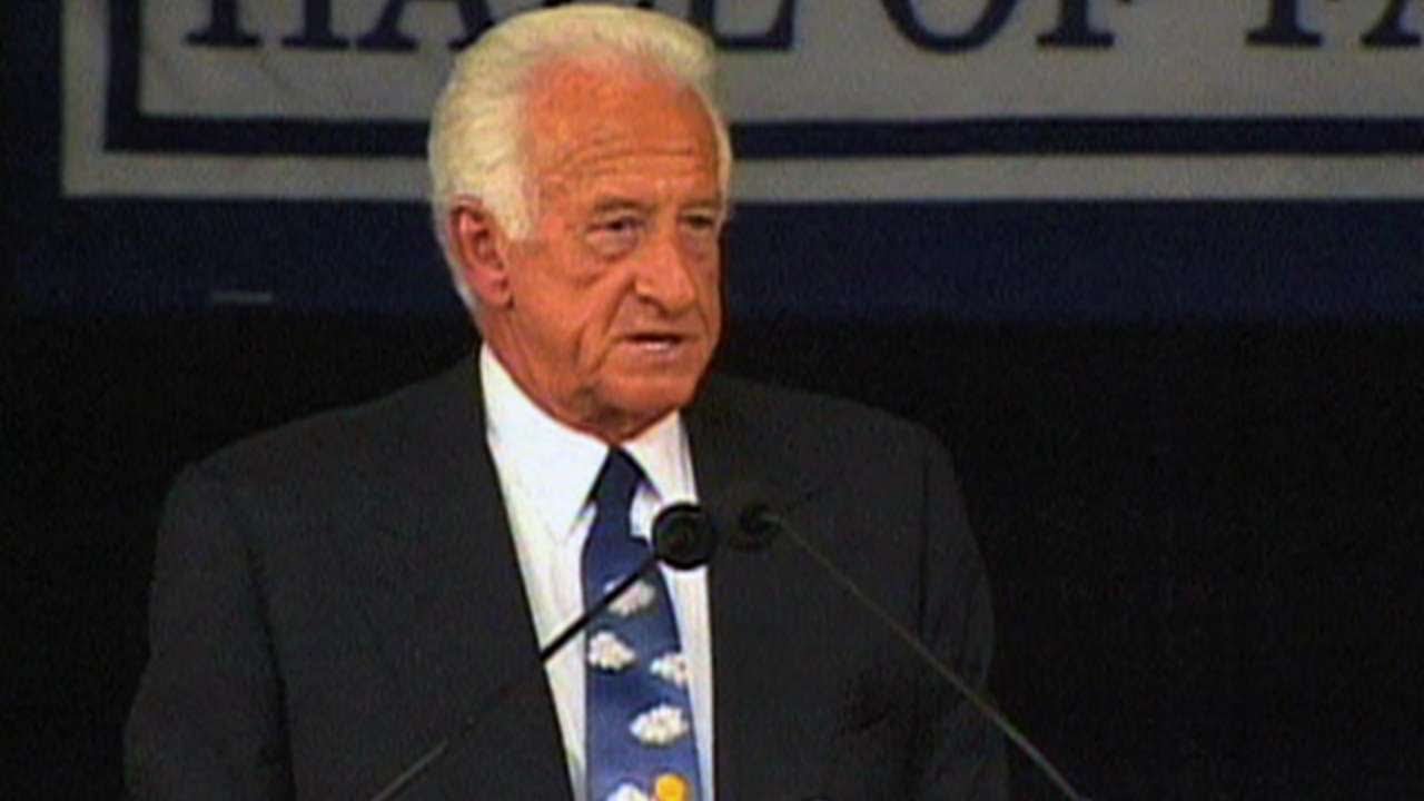 Bob Uecker Is Inducted Into The Baseball Hall Of Fame Youtube