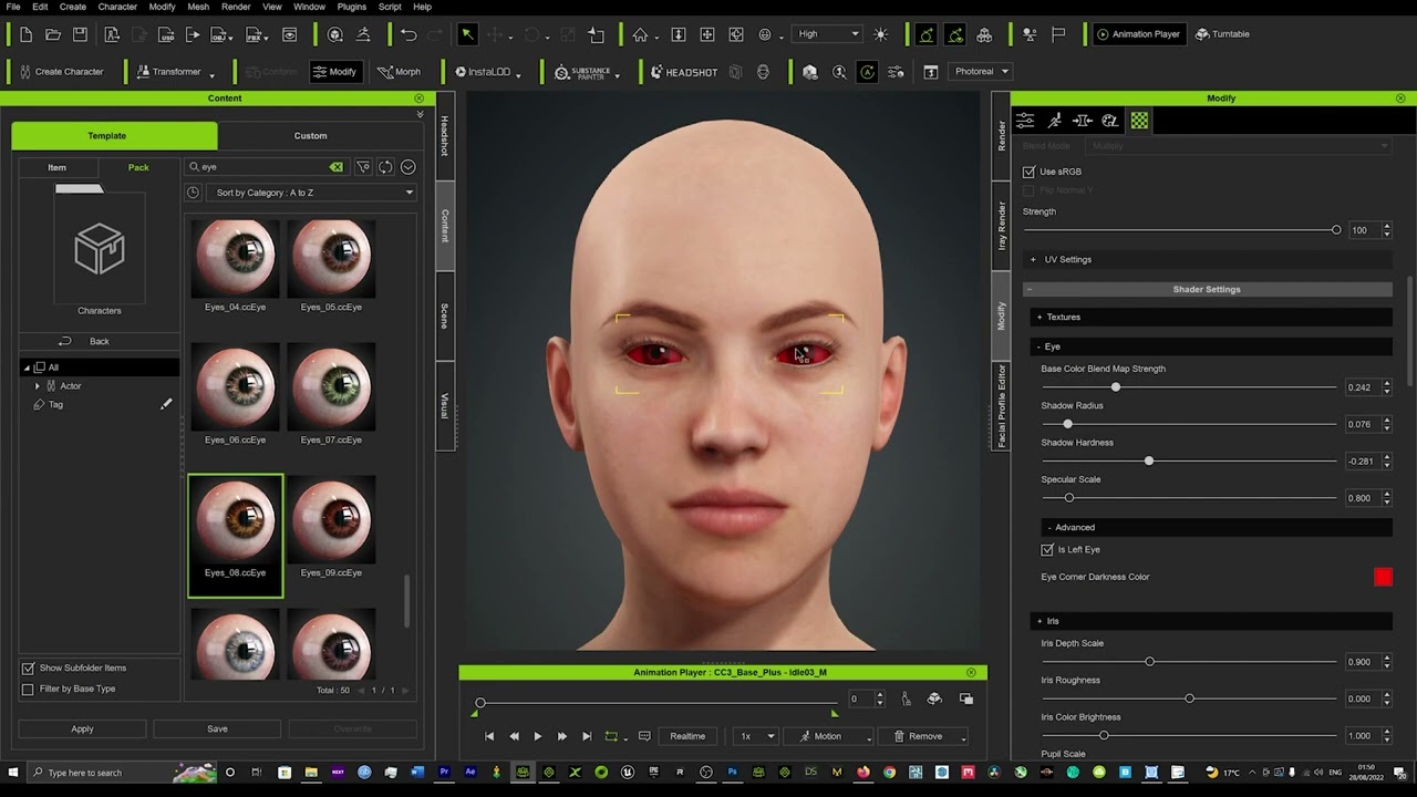 Character Creator 4 Tips Tricks Custom Eyes Tutorial Youtube