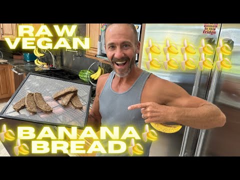 Raw Vegan Banana Bread Recipe Youtube