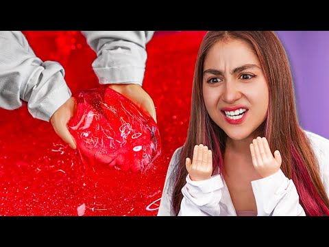 Making Tiny Slime With Tiny Hands Youtube