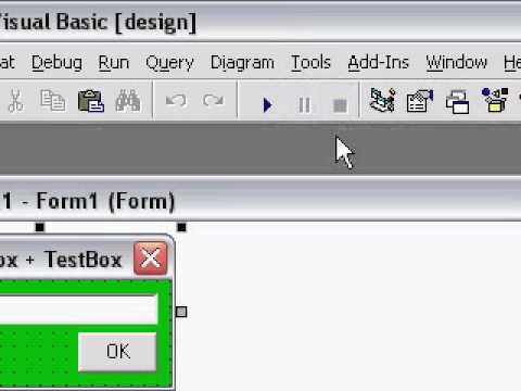 Vb6 Msgbox Textbox Youtube