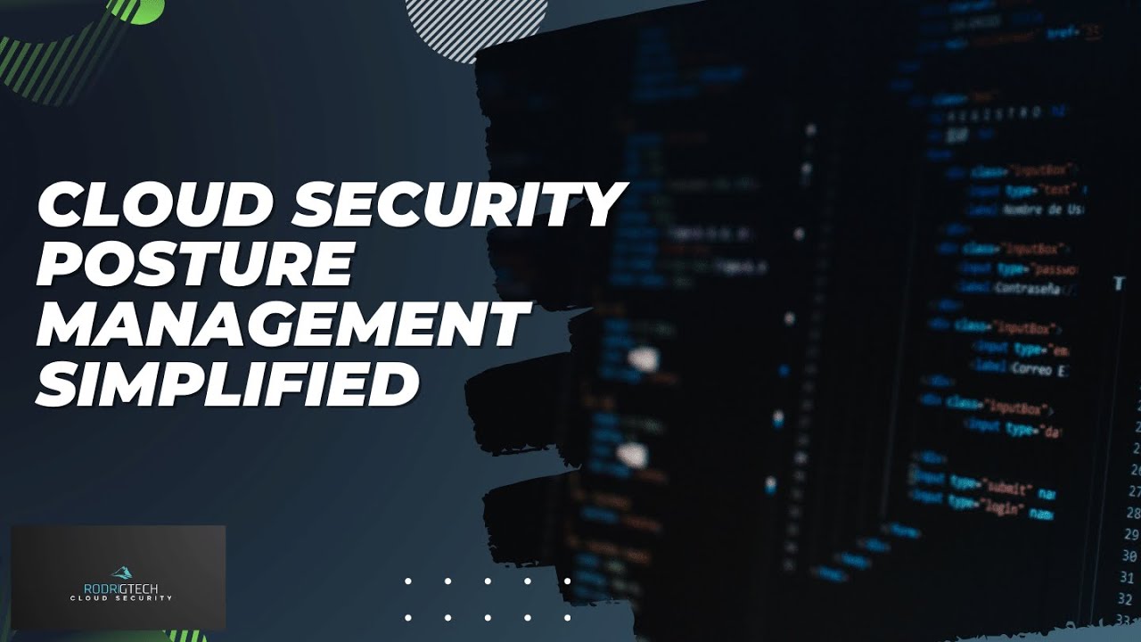 Cloud Security Posture Management Simplified In 10 Youtube