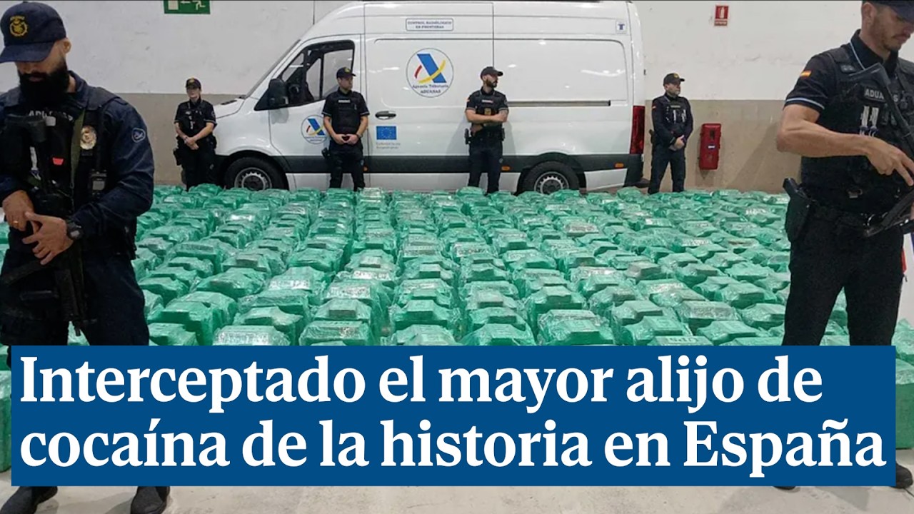 Interceptado El Mayor Alijo De Cocaína De La Historia En España Con 13