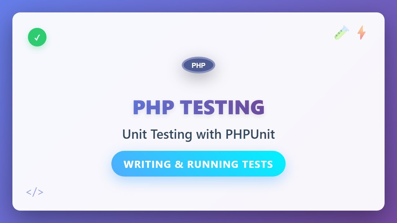 Phpunit Tutorial Beginner S Guide To Unit Testing In Php Youtube