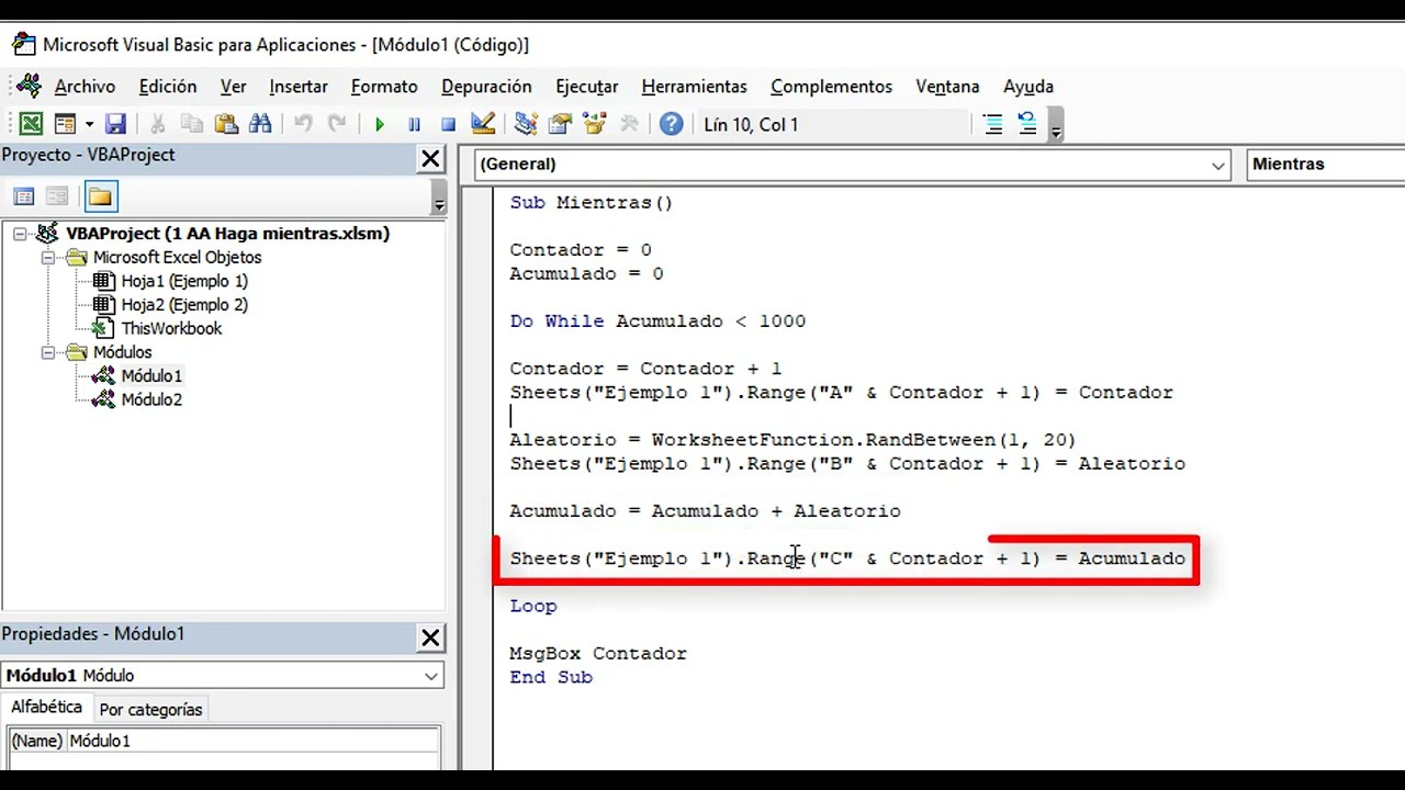 Bucle Do While Y Do Until Youtube