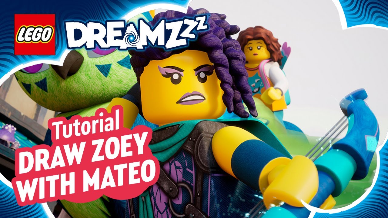 Legoﾂｮ Dreamzzz邃 Tutorial Draw Zoey With Mateo Youtube