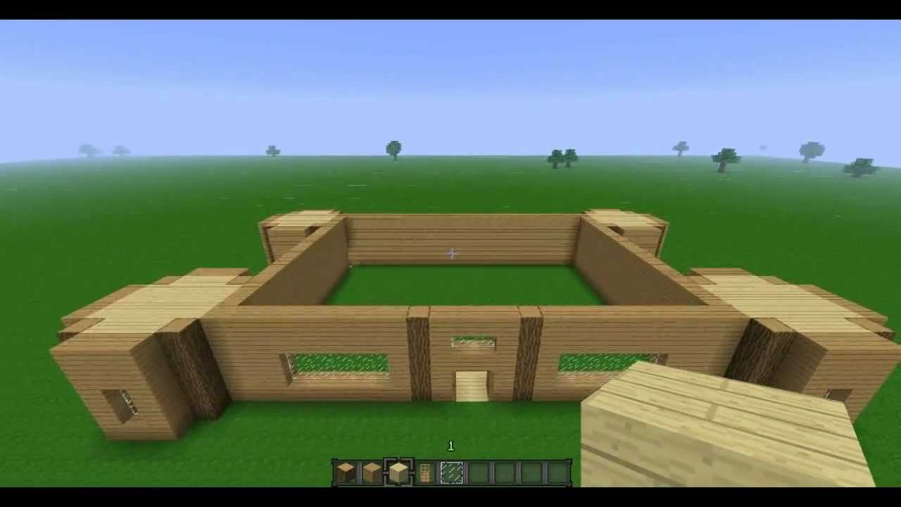 Modern Minecraft House Step By Step Tutorial
