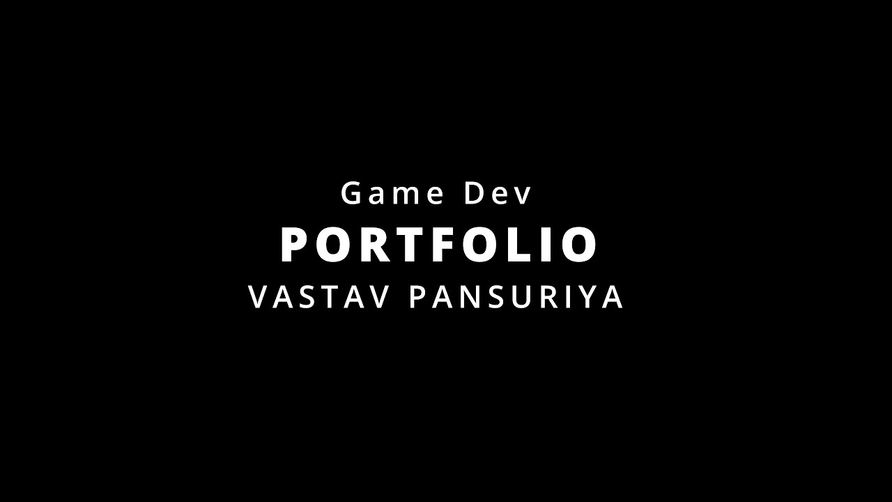 Game Dev Showreel Youtube