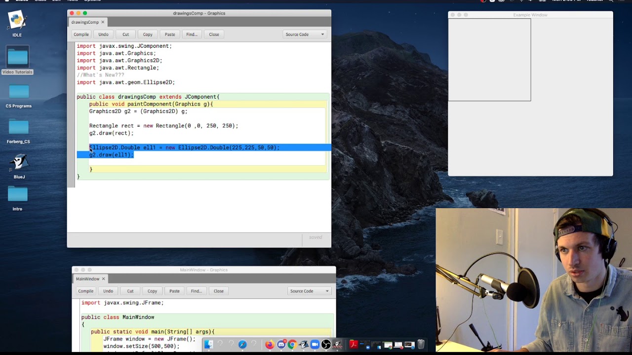 Java Drawing An Ellipse Youtube