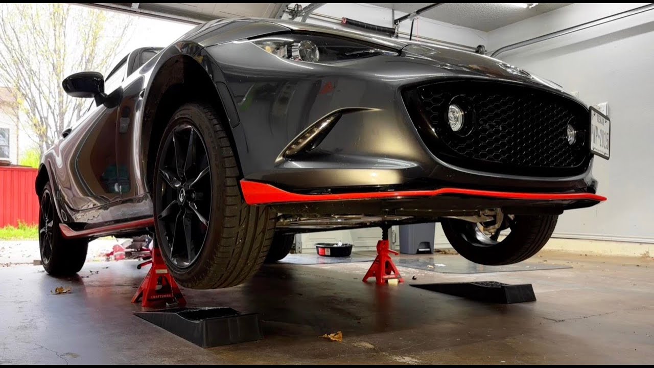 How To Change Oil Mazda Mx 5 Nd Youtube