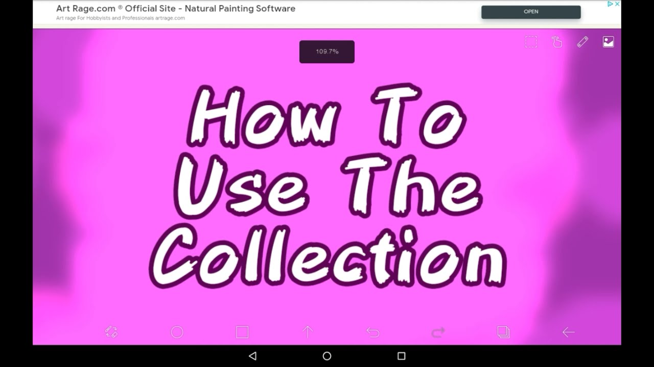 How To Use The Collection Ibis Paint X Tutorial Youtube