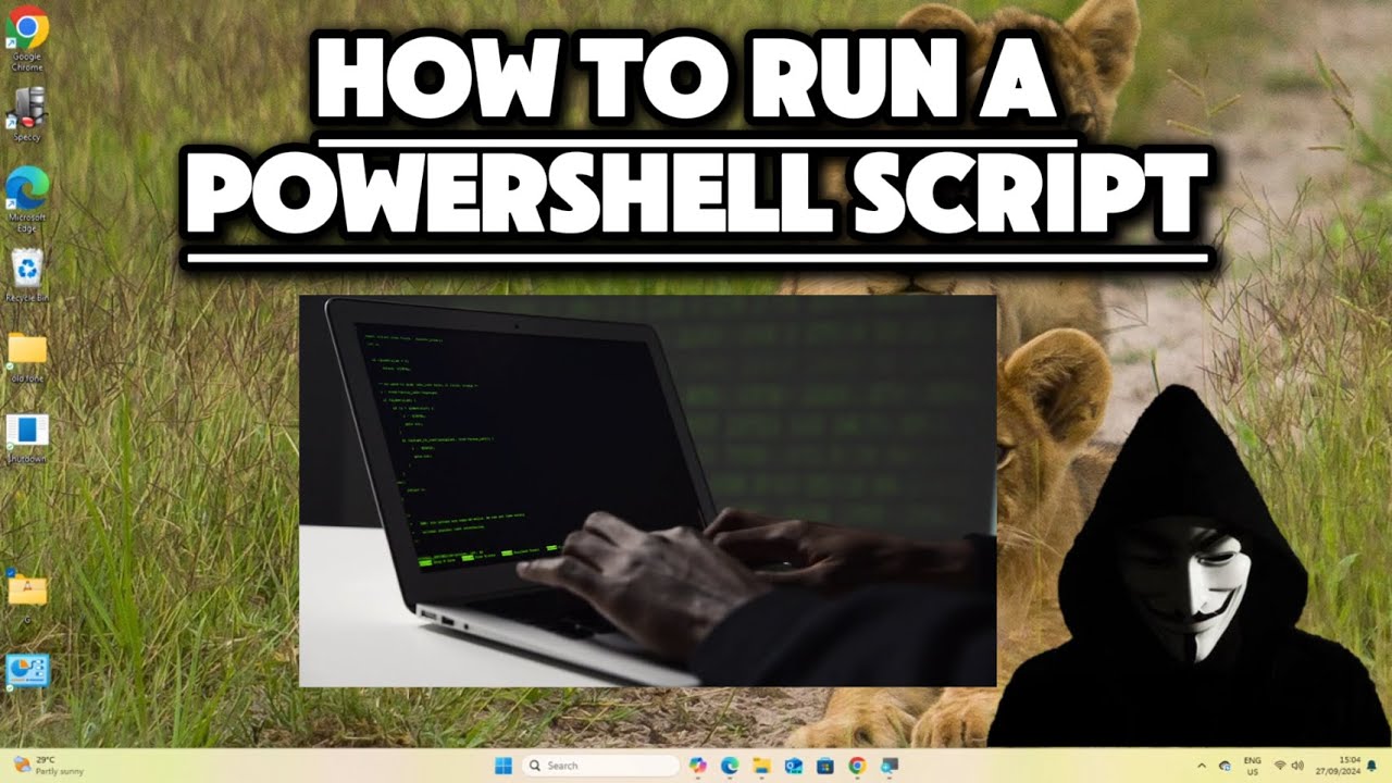How To Run A Powershell Script Simple Easy Youtube