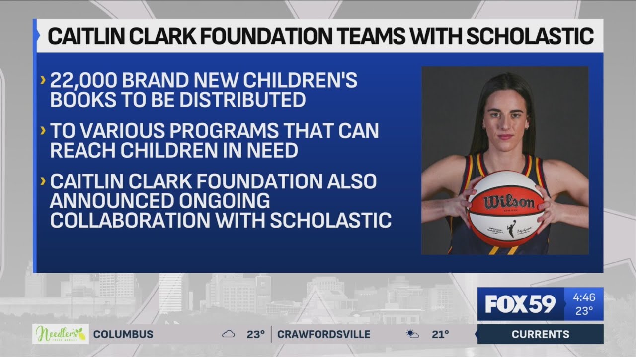 Caitlin Clark Foundation Announces Partnership With Scholastic